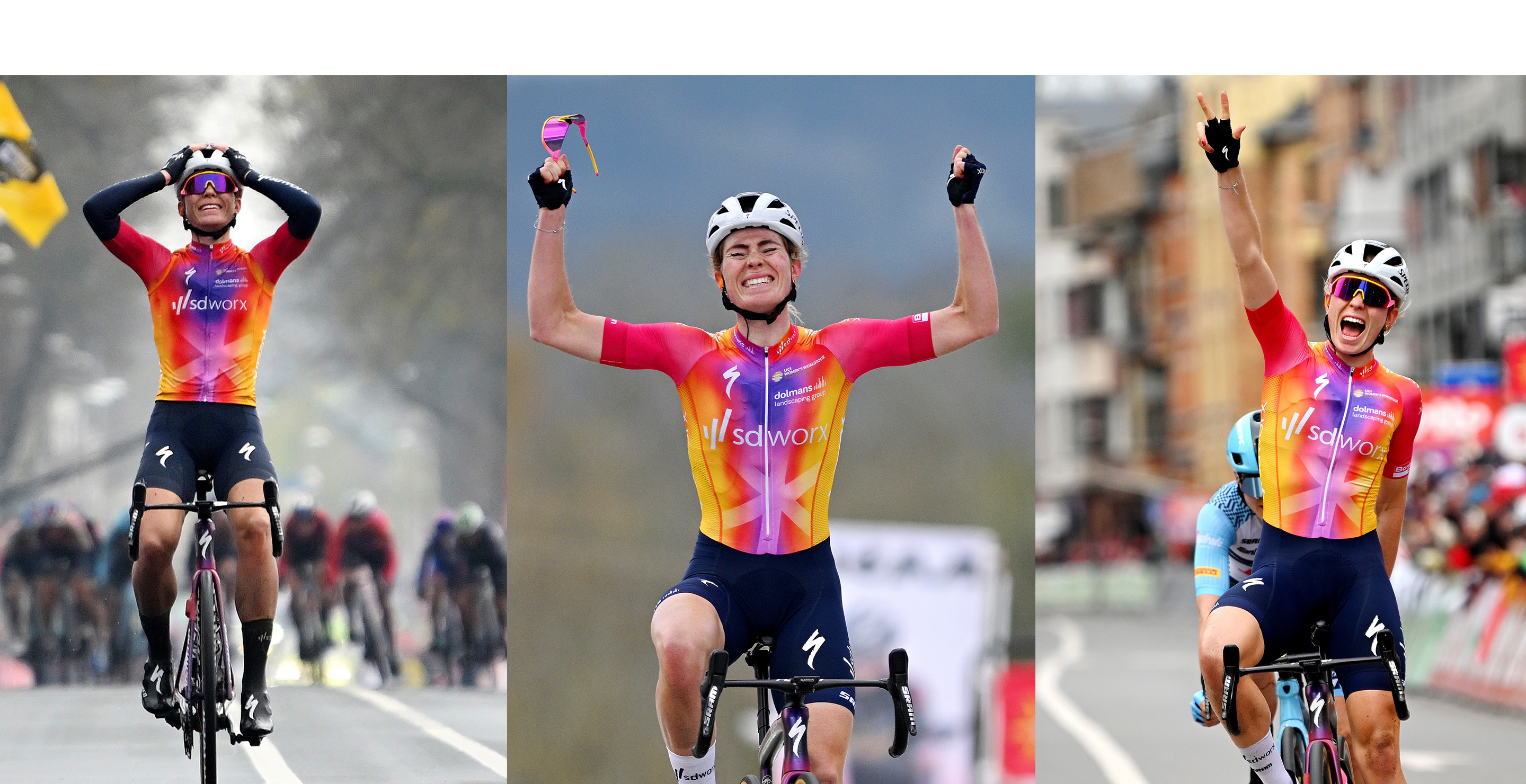 Demi Vollering Queen of the Ardennes Classics | SRAM